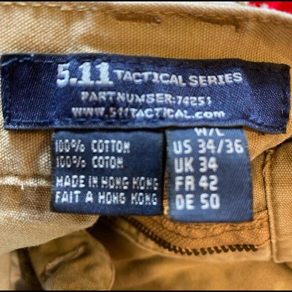 5.11 Tactical | Pants | 51 Tactical Pants 74251 Wl Is 3436 Khaki Tan ...